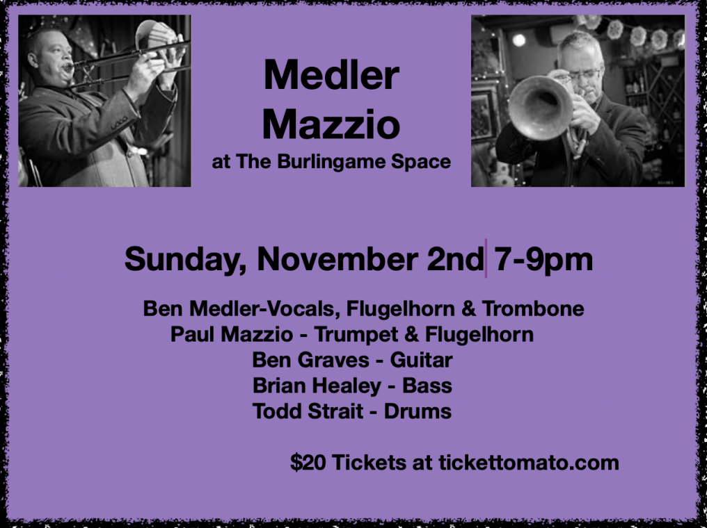 Medler Mazzio Quintet at the Burlingame Space in PORTLAND